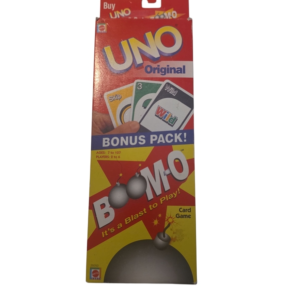 Mattel | Games | Mattel Uno Original Boomo Card Game | Poshmark